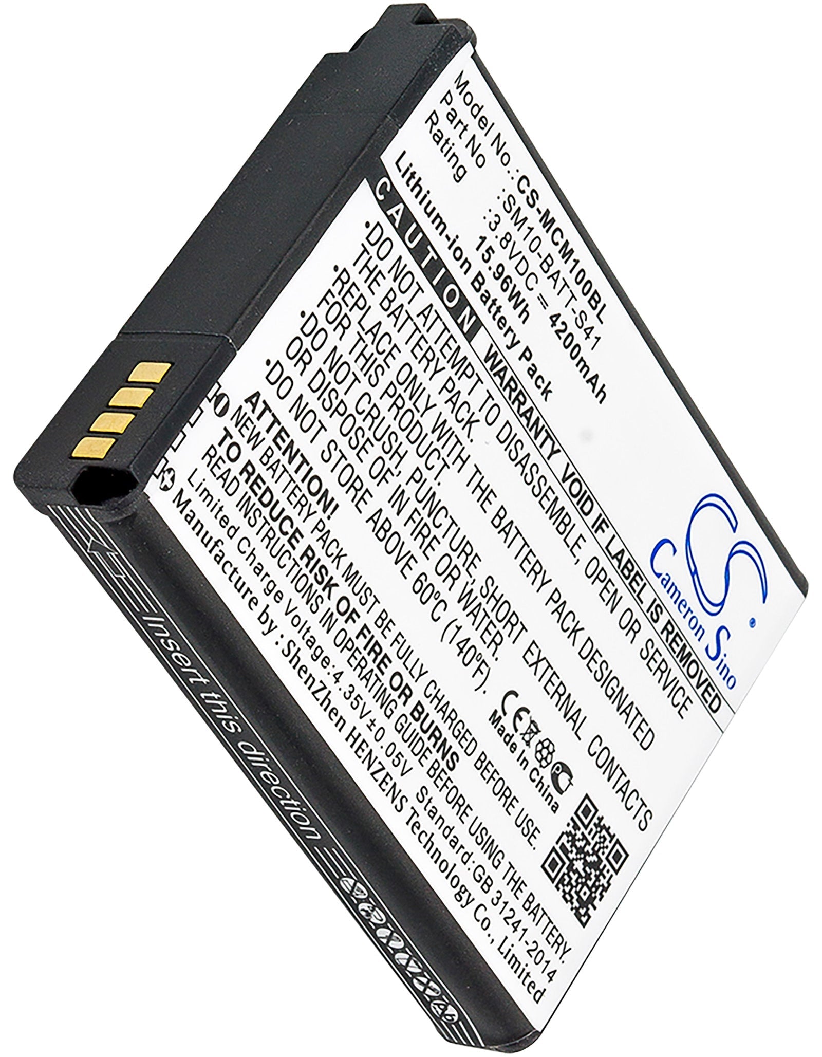 Battery for M3 Mobile SM10, CS-MCM100BL 4200mAh Li-ion – ElektroEdge