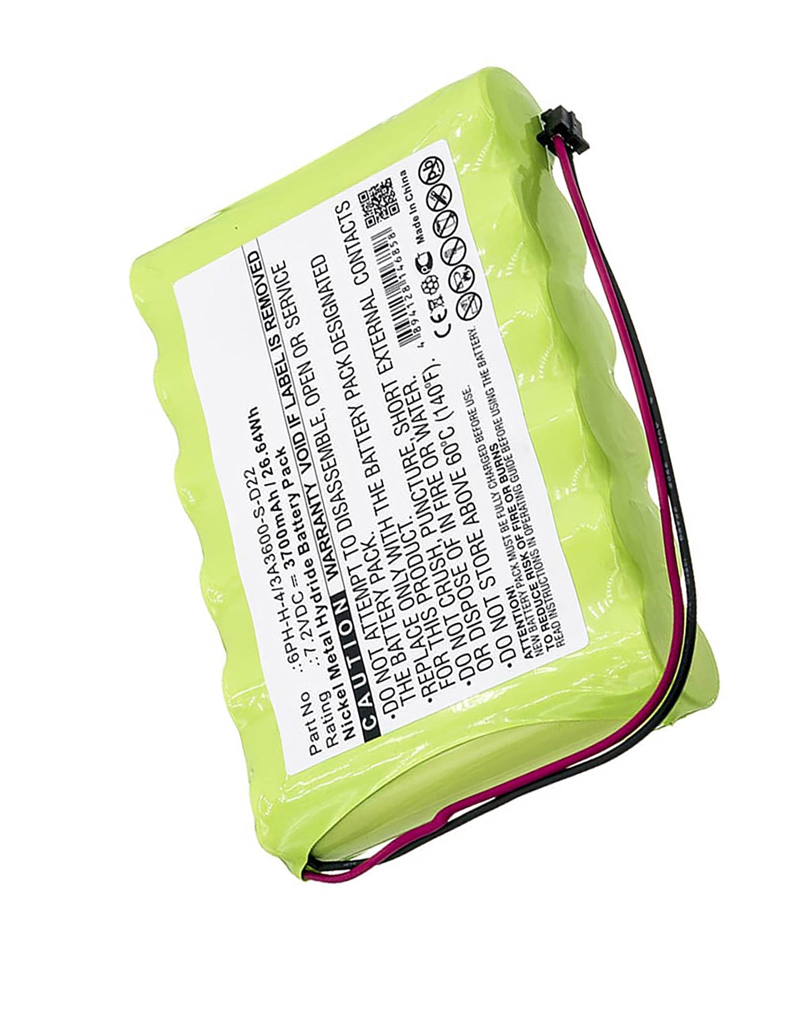 DSC Impassa 9057 Wireless Control Battery 3700mAh Ni-MH 7.2V – ElektroEdge
