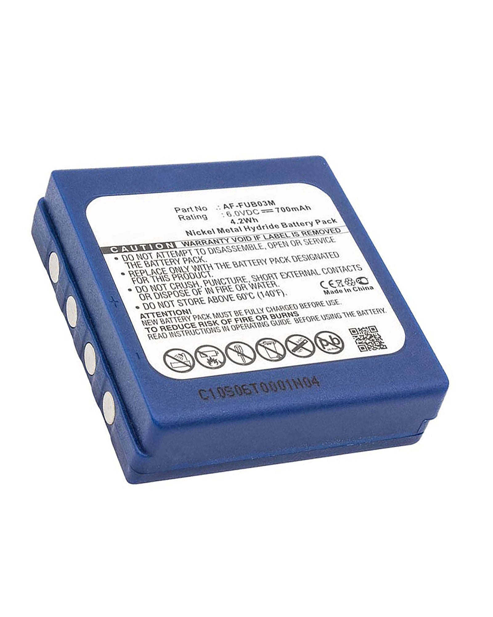 HBC FUB3A Battery 700mAh Ni-MH 6V – ElektroEdge