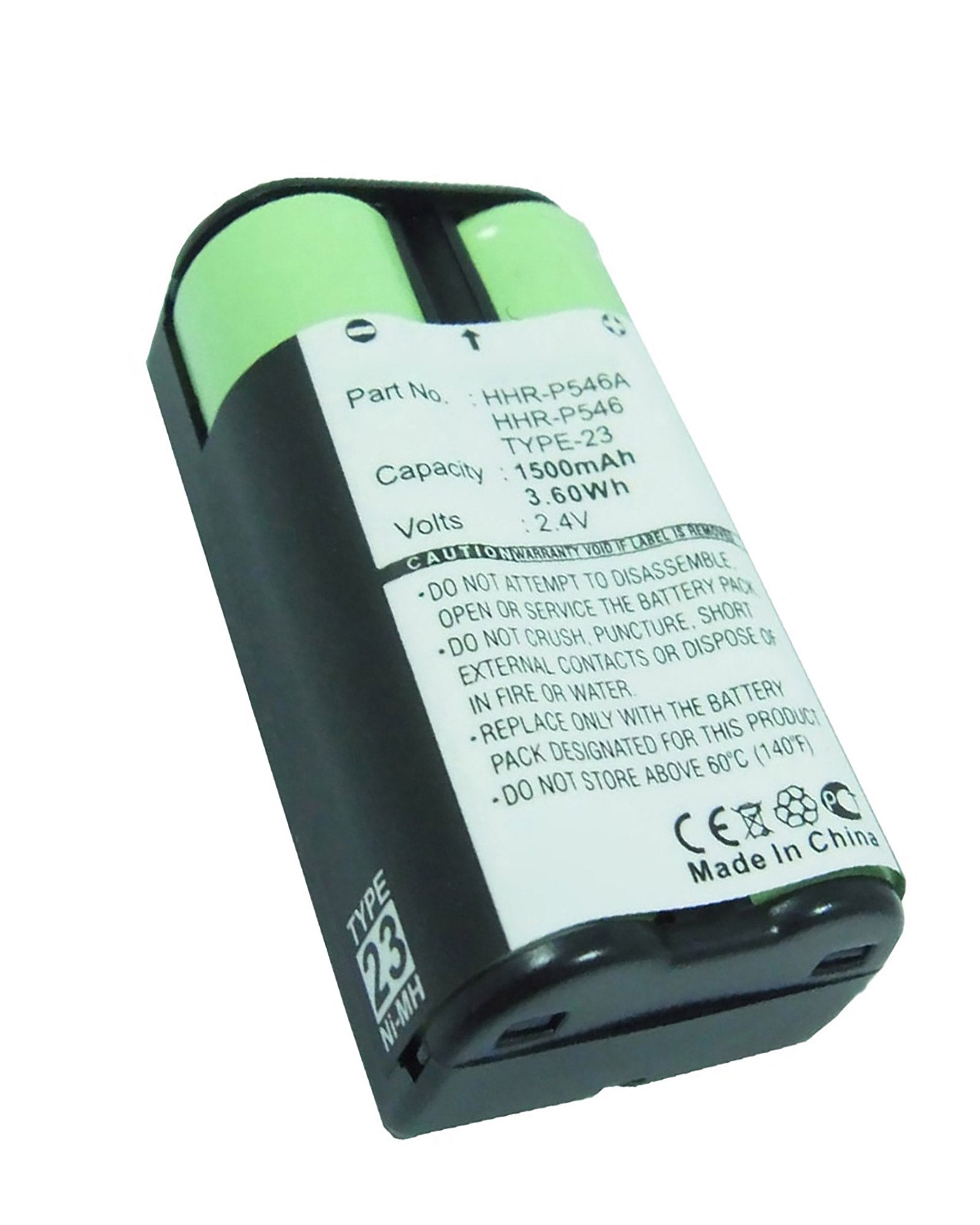 Radio Shack 80-5216-00-00 Battery 1500mAh Ni-MH 2.4V – ElektroEdge