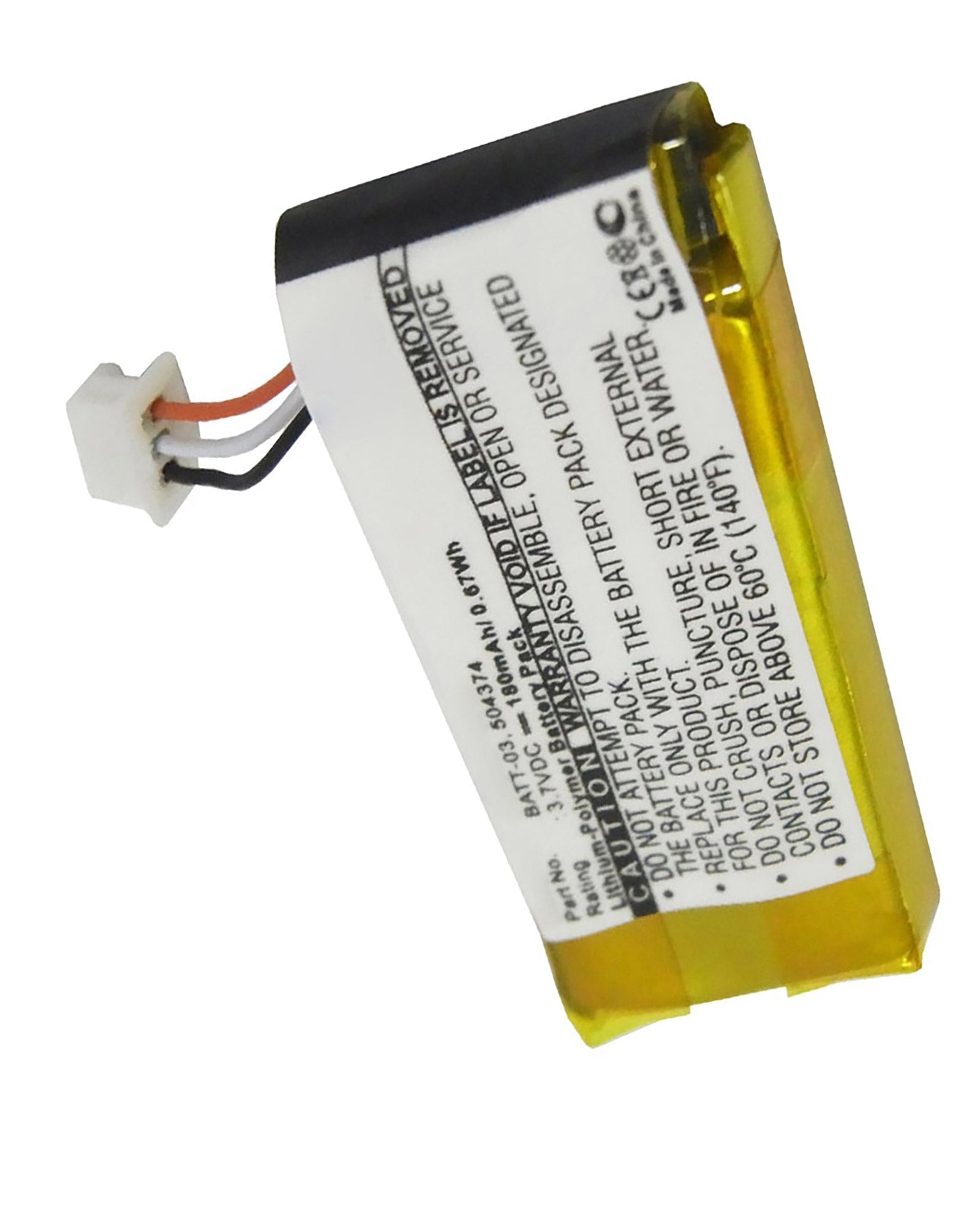 Sennheiser SD Pro2 Battery 180mAh Li-Polymer 3.7V – ElektroEdge