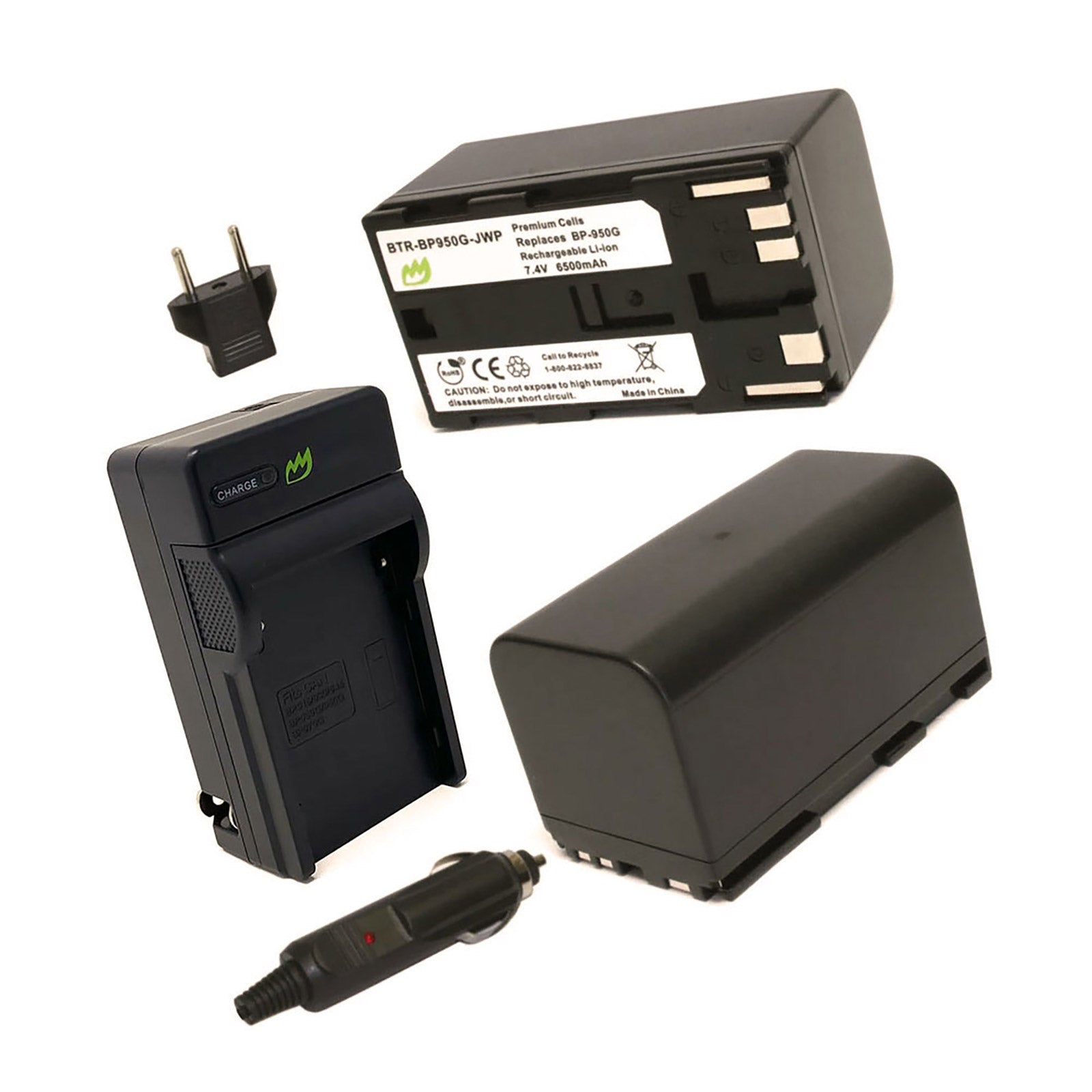 Canon DM-MV1 Replacement Battery (2-Pack, 6500mAh) & Charger – ElektroEdge