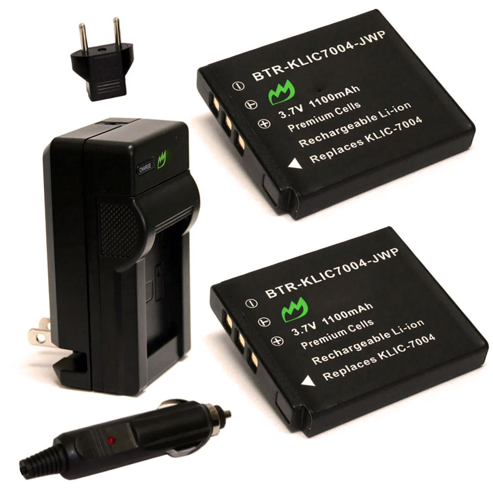 Fujifilm FinePix XP160 Battery (2-Pack, 1100mAh) & Charger – ElektroEdge