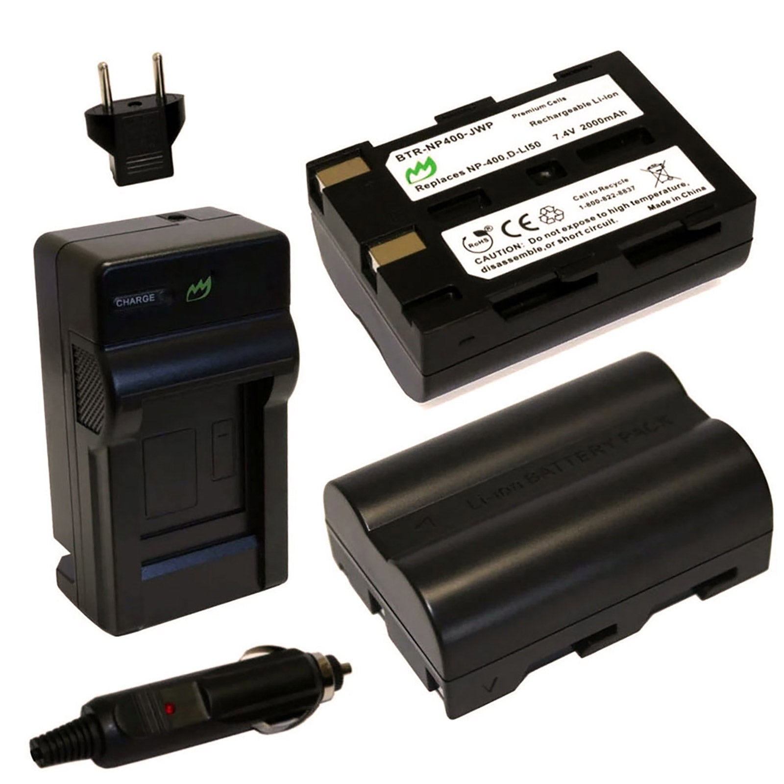 Sigma SD15 Replacement Battery (2-Pack, 2000mAh) & Charger – ElektroEdge