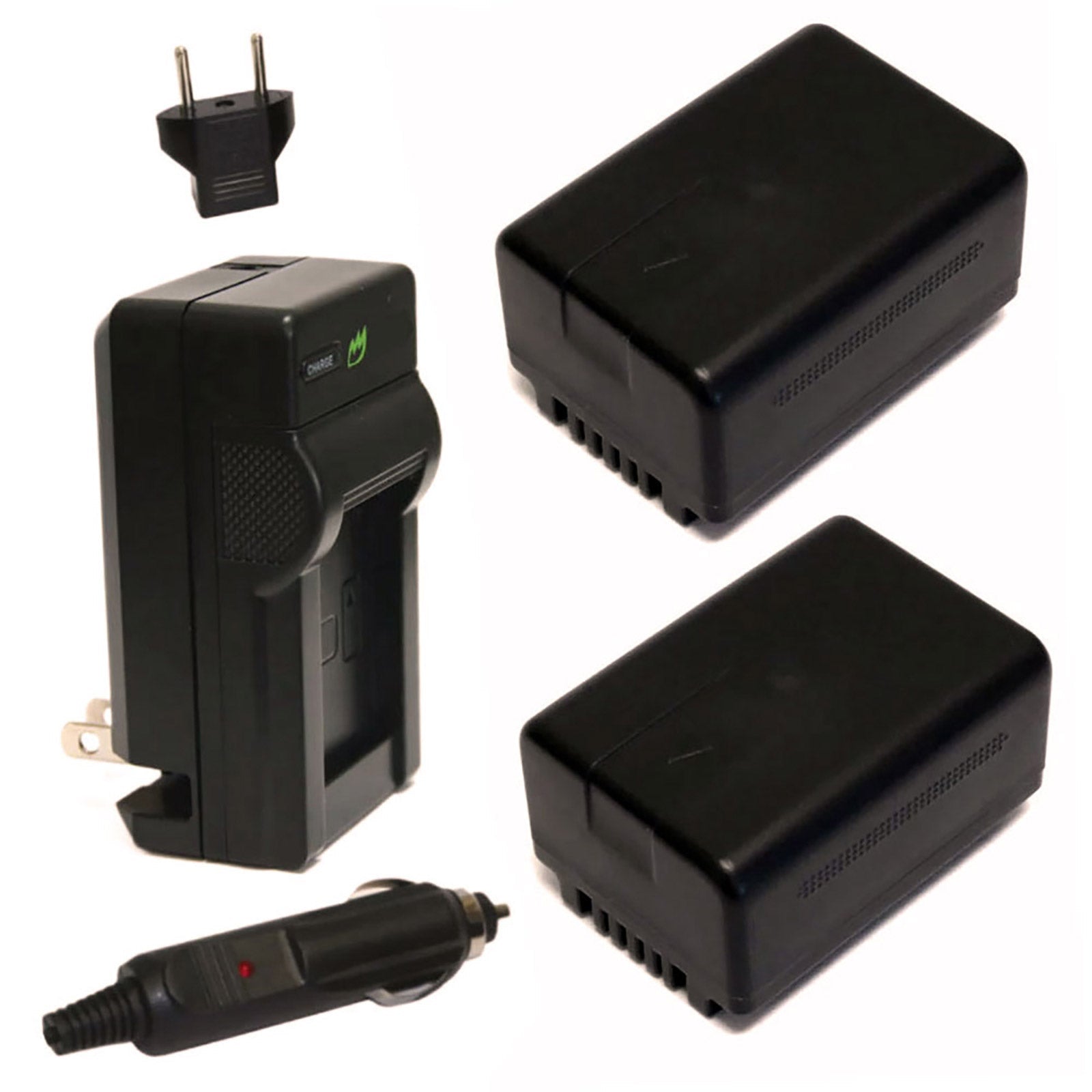 Panasonic HC-V160 Battery (2-Pack, 1940mAh) & Charger – ElektroEdge